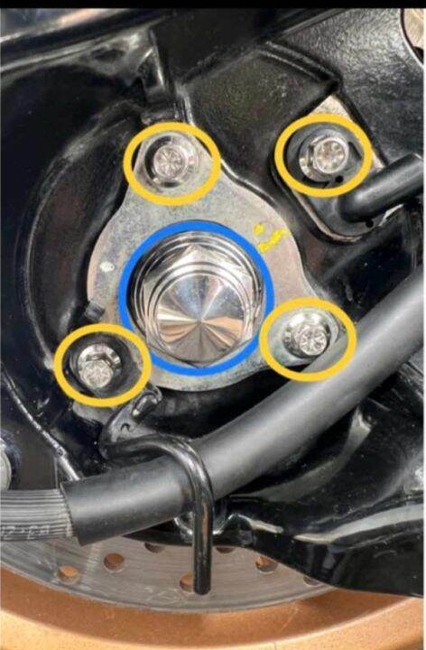 HENG Rear Nut for Nmax V1 V2 & V2.1 / Aerox V1 & V2 CNC | Lazada PH
