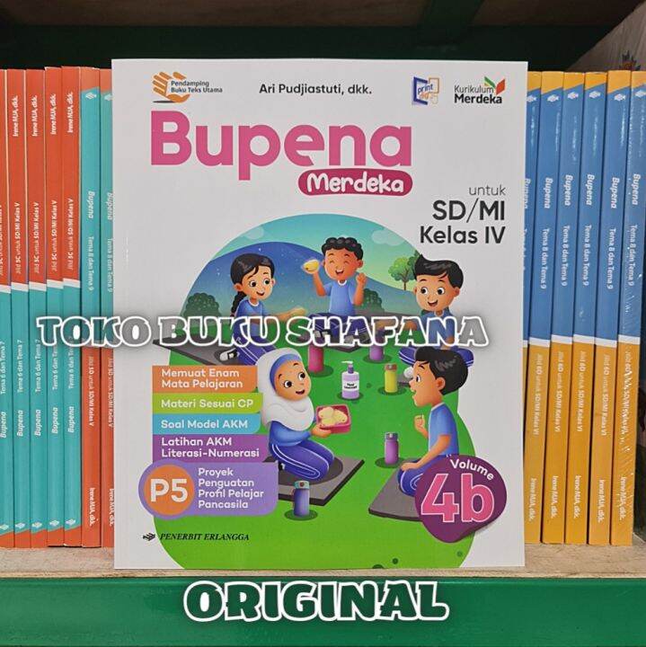 Buku Bupena Merdeka Volume 4B Erlangga Kelas 4 SD/MI Kurikulum Merdeka Kurmer | Lazada Indonesia