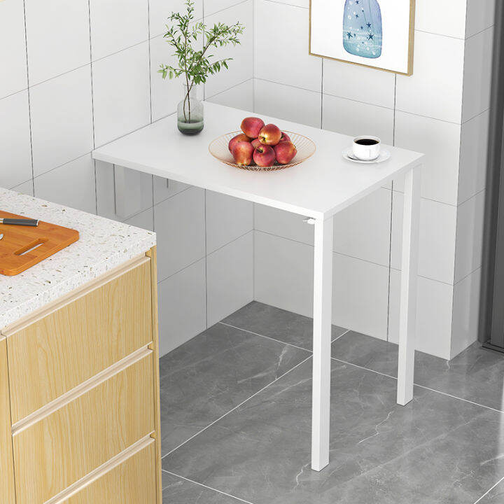 Wall-Mounted Flip-down Foldable Bar Counter Invisible Table Study Wall ...