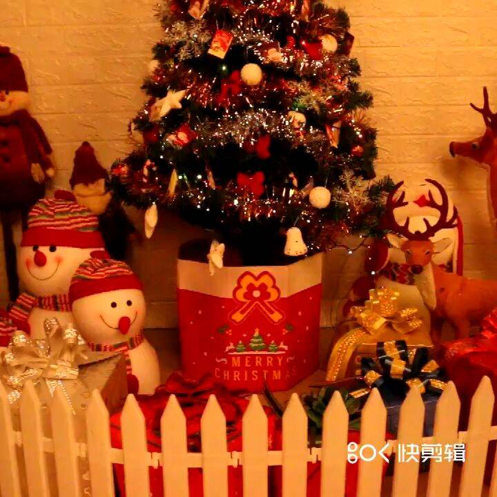 Premium Christmas Tree With 12M/100LED Solar water drop lamp Decorated ...