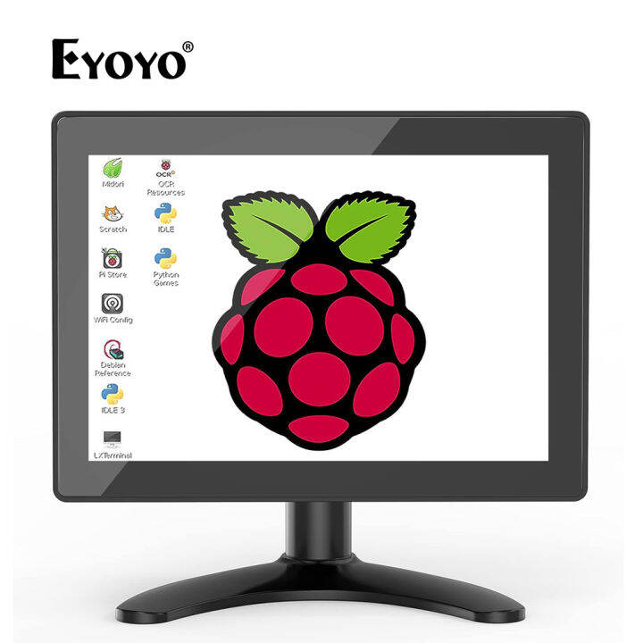 Eyoyo 8 Inch Small Touchscreen Monitor, Portable HMDI Monitor 1280x720 ...