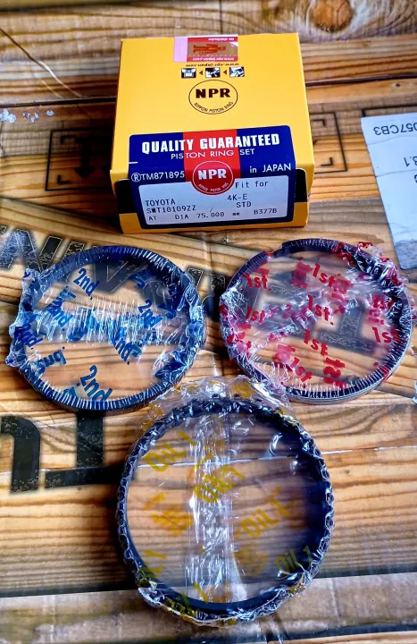 NPR Piston Ring toyota 4k STD | Lazada PH