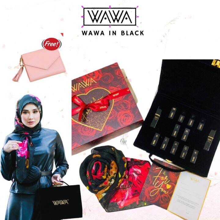 wawa cosmetics wawa in black wawa gift set | Lazada