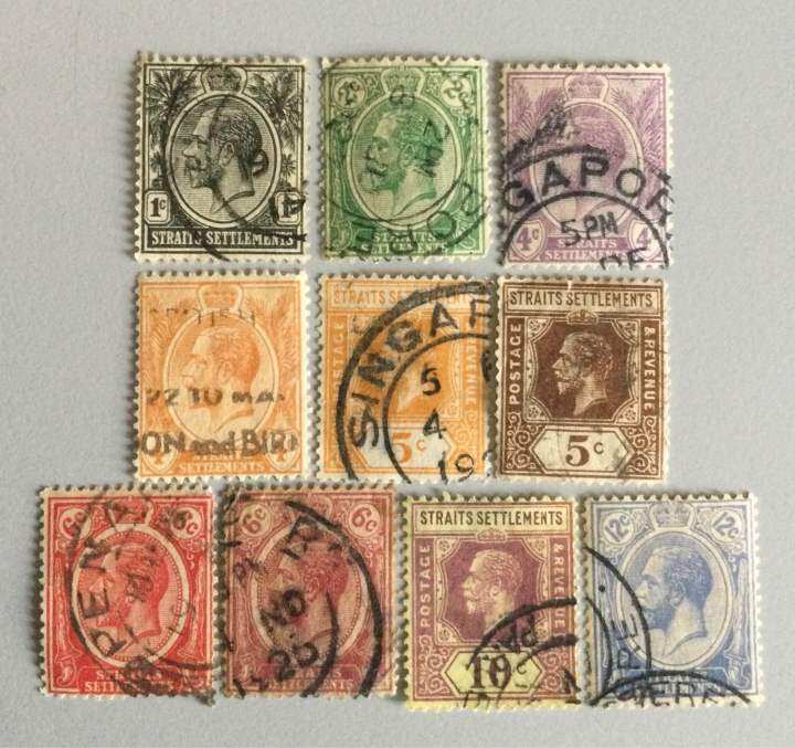 1921-1933 Straits Settlements Stamps. Watermark Multi Script CA | Lazada