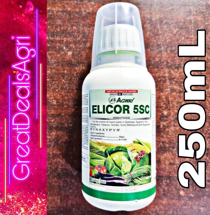 ELICOR 5SC CHLORANTRANILIPROLE INSECTICIDE (250mL) AGWAY | Lazada PH