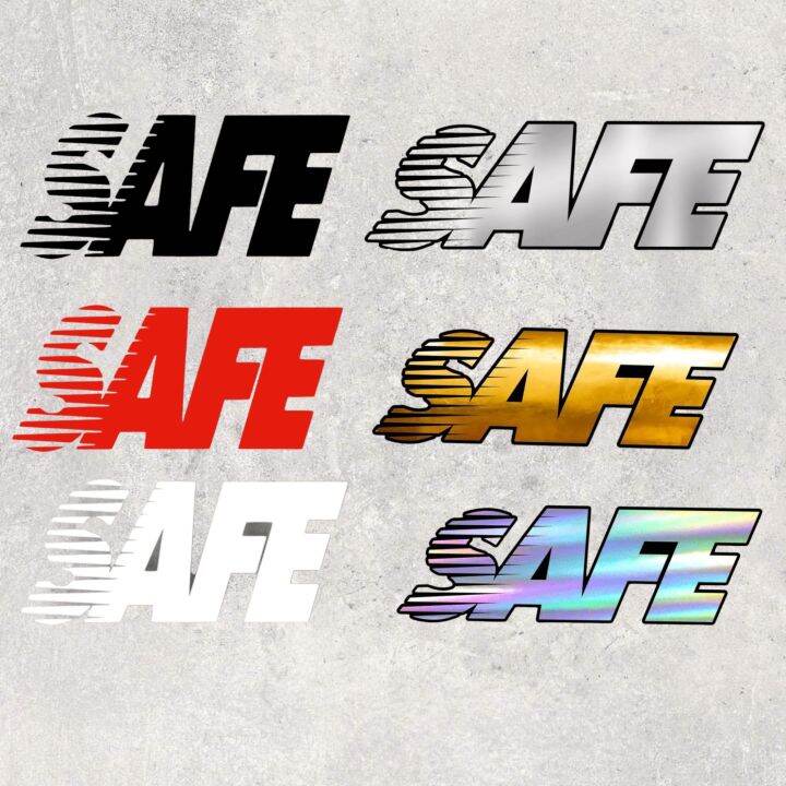 SAFE Vynil Sticker Decals | Lazada PH