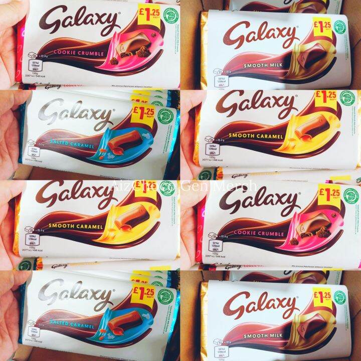 Galaxy Chocolate bar 100g with different flavors | Lazada PH