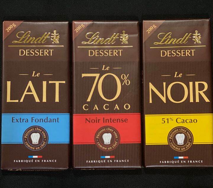 Lindt Dessert Chocolate Baking bar 200g | Lazada PH