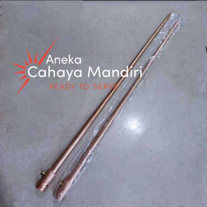 Penangkal petir Splitzen 3/4" 30 dan 60cm tembaga/unit plus shock dan ...