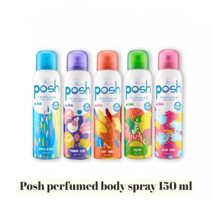 POSH parfumed body spray 150 ml | Lazada Indonesia
