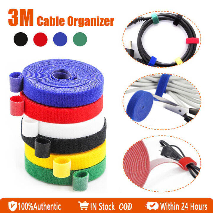 【Ready Stock】3M Cable Organizer Wire Cable Winder Mouse Line Cord ...