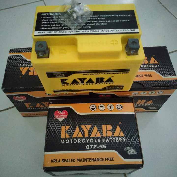 Baru Accu Motor Kayaba GTZ5S 12V Aki Motor Vario Beat | Lazada Indonesia