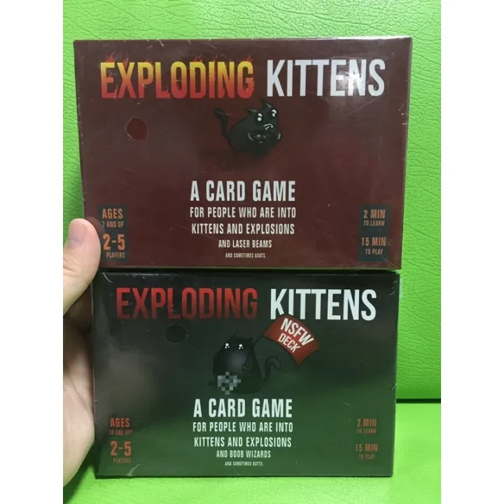 Exploding Kittens Board Game แมวระเบิด Eng Ver เหมียวระเบิด Kitten ...