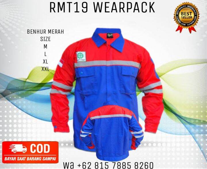 Wearpack safety K3/Pakaian kerja/APD/Baju proyek /Pabrik | Lazada Indonesia