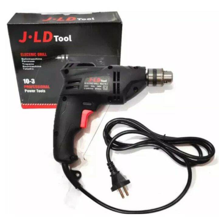 Bor JLD 10mm Bor listrik kayu besi tembok JLD 10- 3 Bor Bolak balik ...