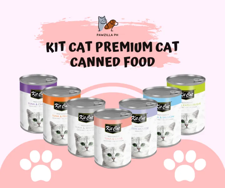 Kit Cat Premium in Canned Cat Wet Food 400g | Lazada PH