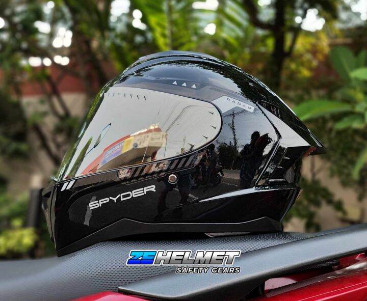 SPYDER RADAR GLOSS BLACK PLAIN | Lazada PH