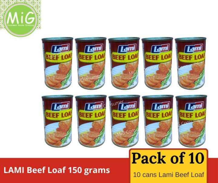 Lami Beef Loaf 150 grams x 10 cans | Lazada PH