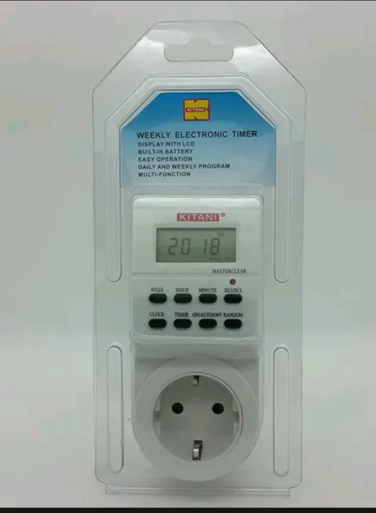 timer digital kitani stop kontak otomatis saklar on off colokan listrik ...