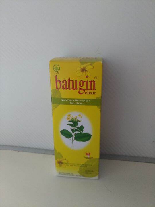 batugin sirup elixir 300 ml obat ginjal dan batu saluran kemih | Lazada ...