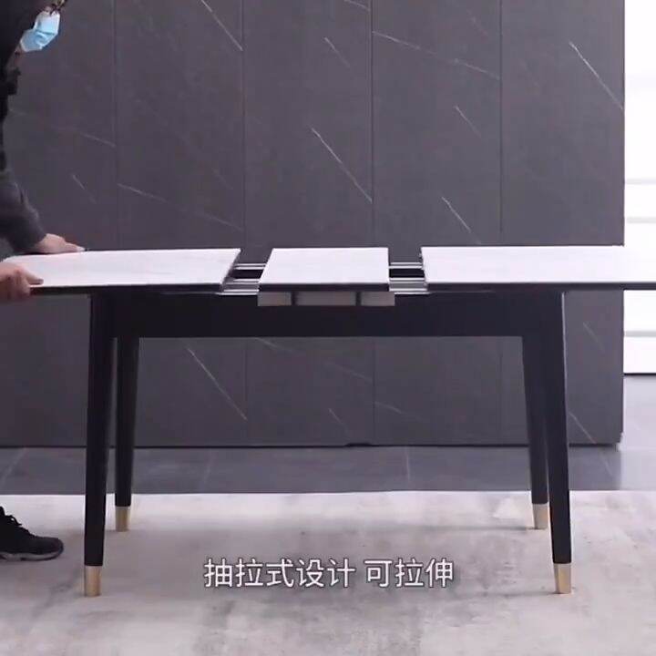 Sintered Stone Dining Table Set Extendable Dining Table Long Table ...