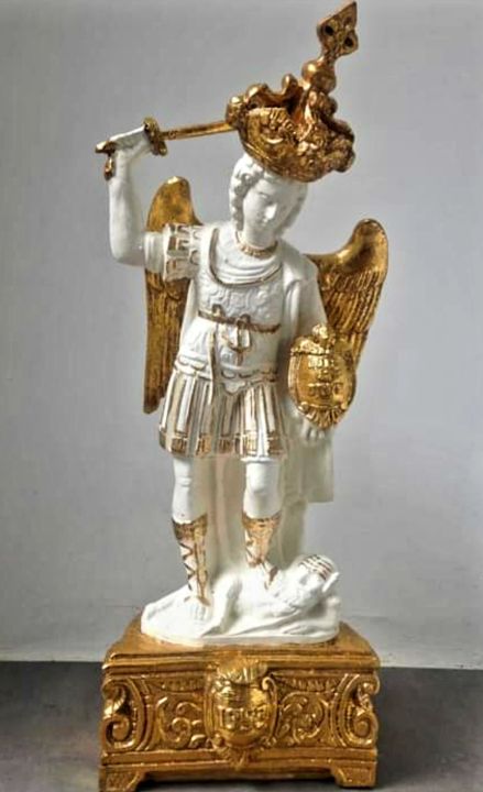 San Miguel Archangel Statue, St Michael Statue Archangel Michael Saint ...