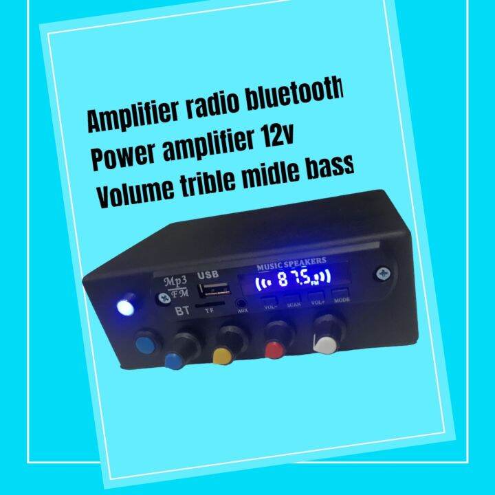 AEBDG ampli mini bluetooth 12 V super bass volume trible midle bass ...