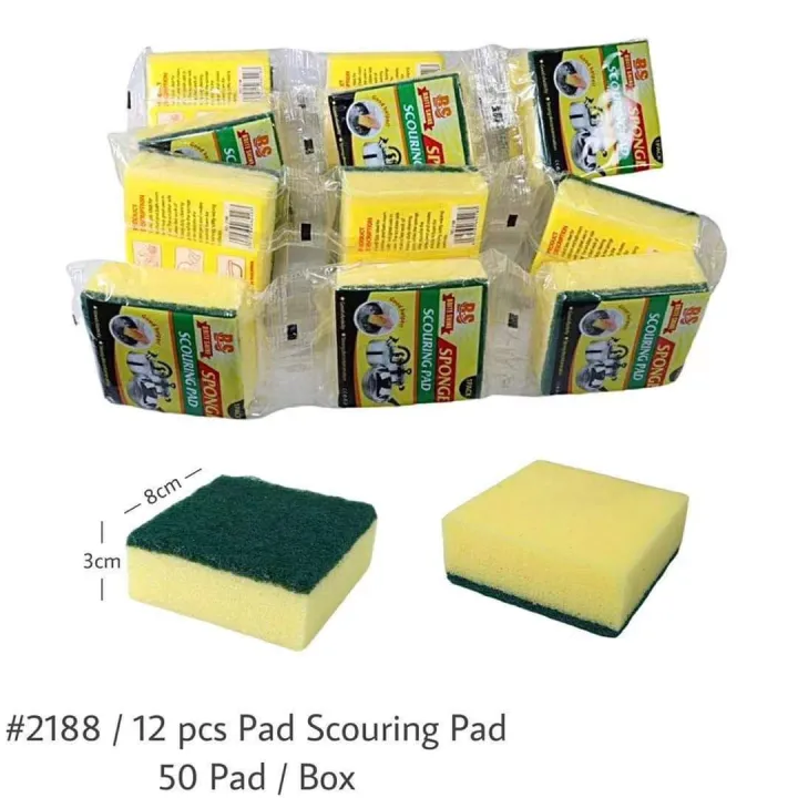 SCOURING PAD SPONGE | Lazada PH