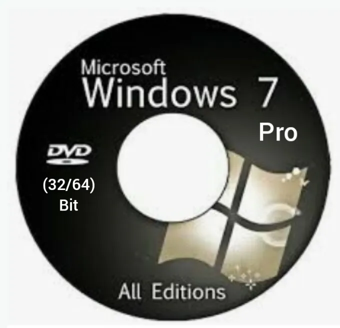 Windows 7 Professional (32/64) bootable DvD disc AIO ACTIVATED W/Print ...