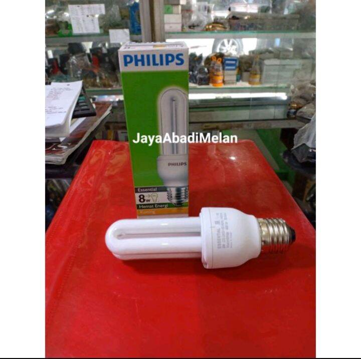 PHILIPS LAMPU PLC 8 WATT KUNING ESSENTIAL KUNING BESAR | Lazada Indonesia