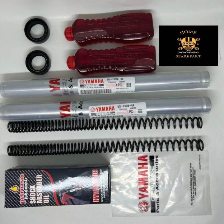 Paket As Shockbreaker Depan + Per Shock Buat Motor Yamaha Mio Lama Mio Karbu Mio Smile Mio ...