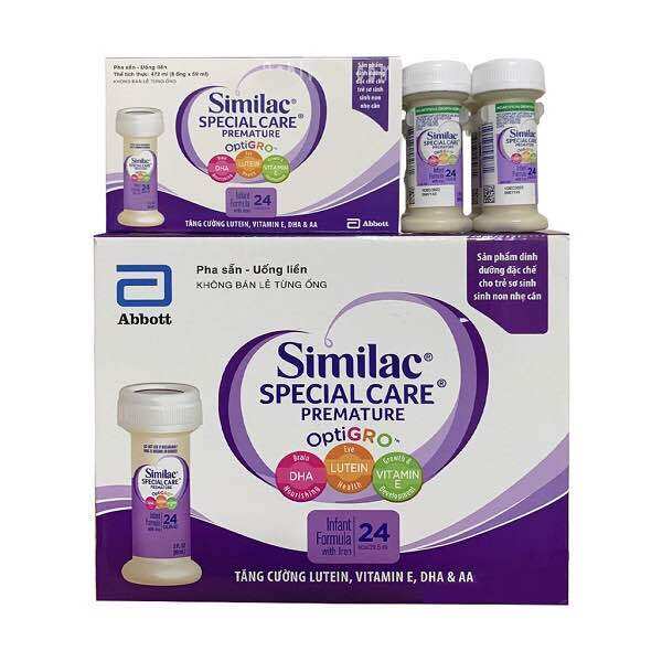 8 ống Sữa Similac pha sẵn 24k Special Care Premature - Cho bé sinh non ...