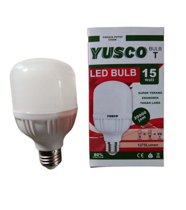 Lampu Led Bohlam Led 15 watt Yusco | Lazada Indonesia