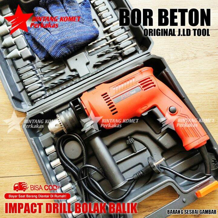 BOR TANGAN LISTRIK 8013 JLD TOOL . MESIN BOR 13MM SEPERTI MAKITA ...