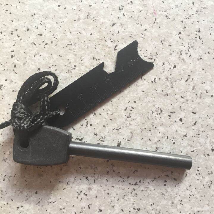 Magnesium Spark Fire Starter - Bushcraft Survival Thick Firesteel Rod ...