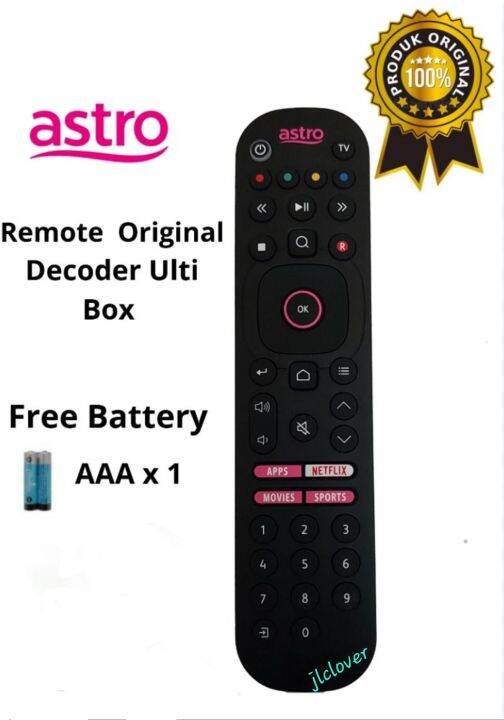 Astro Ulti Box 100% Original Remote Control | Lazada