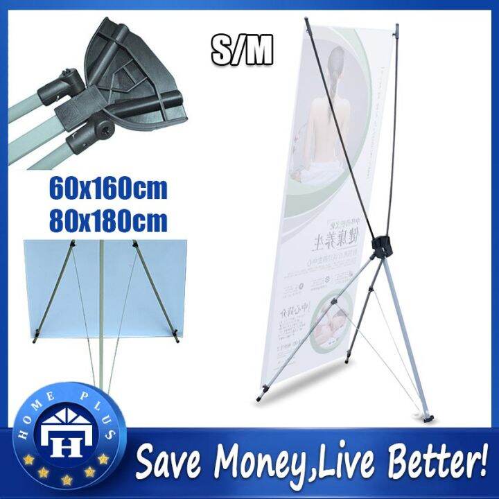 【Local delivery】 X Banner Stand Heavy Duty PLUS 2x5 X-Banner Standee ...