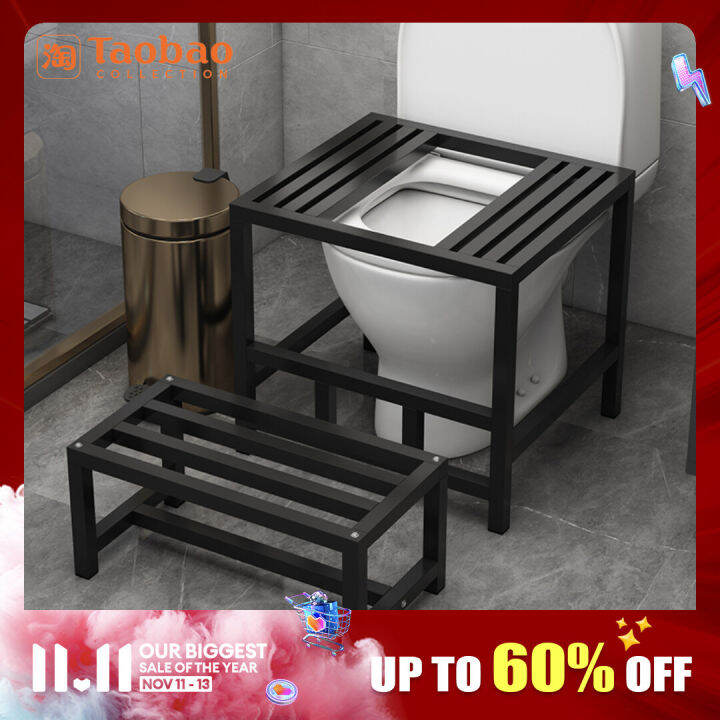 Toilet Squat Rack Changed to Potty Chair Handy Gadget Sit Toilet ...