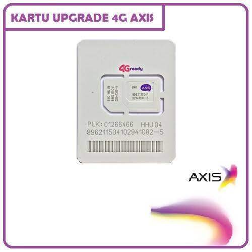Kartu UPGRADE AXIS DARI 3G KE 4G (UPGRADE JADI 4G) | Lazada Indonesia