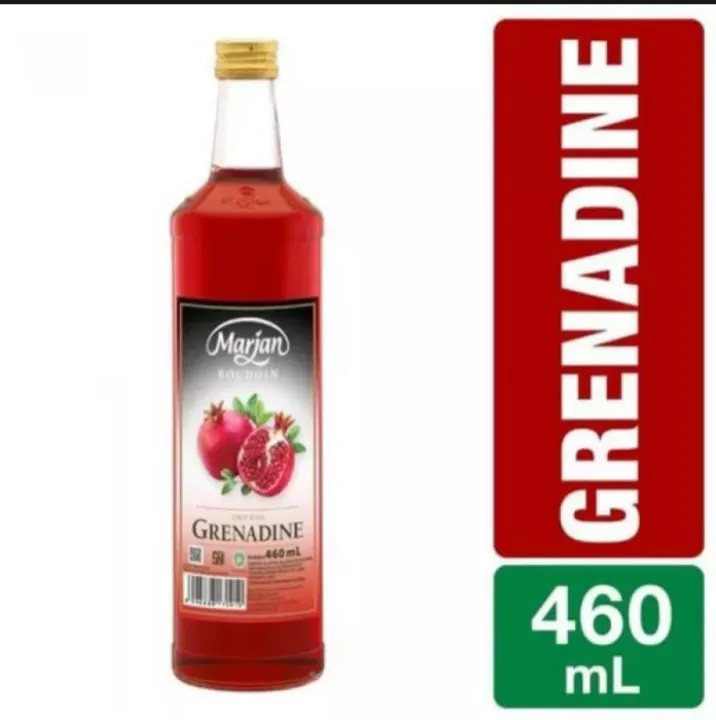 MARJAN SIRUP RASA BUAH DELIMA ( GRENADINE ) ( 460 ML ). PACKING FREE ...