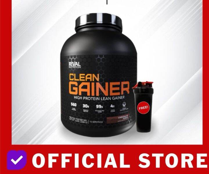 Rival clean gainer 5lbs massgain protein pemberat badan | Lazada Indonesia