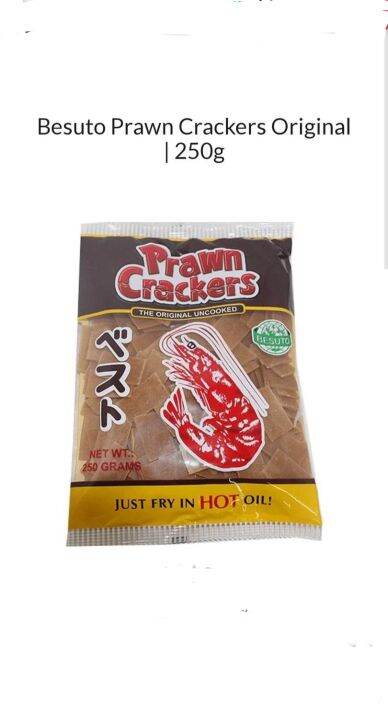 BESUTO PRAWN CRACKER ORIGINAL FLAVOR 250g | Lazada PH