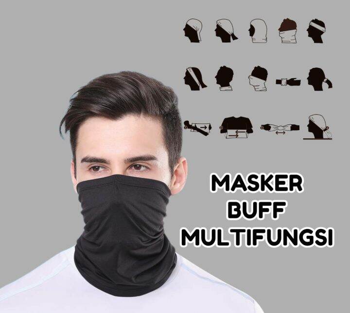 Buff Masker Mulut Premium Multifungsi | Lazada Indonesia