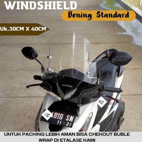 Windshield Ukuran 30cm X 40cm Universal Winsil Tameng Angin Visor ...