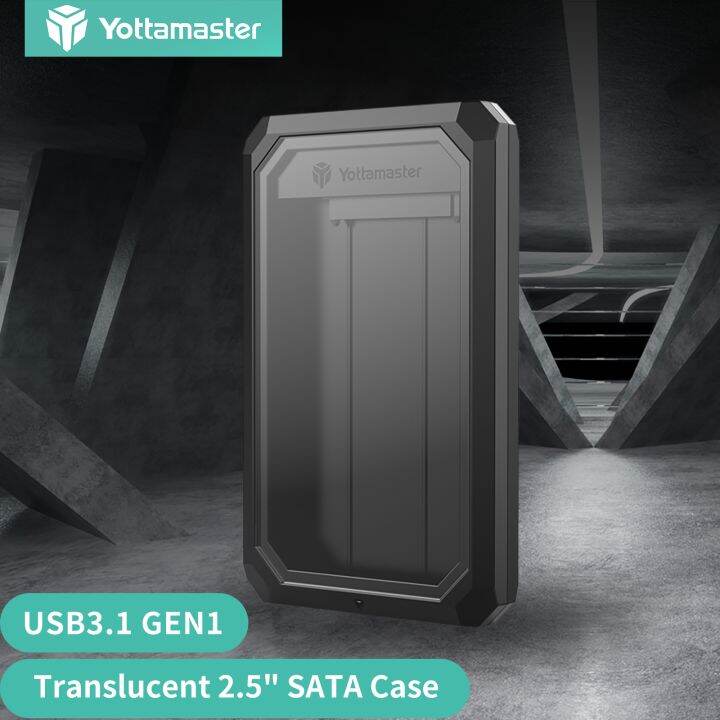 Yottamaster 10Gbps translucent SSD Enclosure USB 3.1 GEN1 SATA 3.0 ...