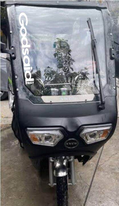 Nwow Ebike Windshield Sticker GODSAID PRAY DESIGN | Lazada PH