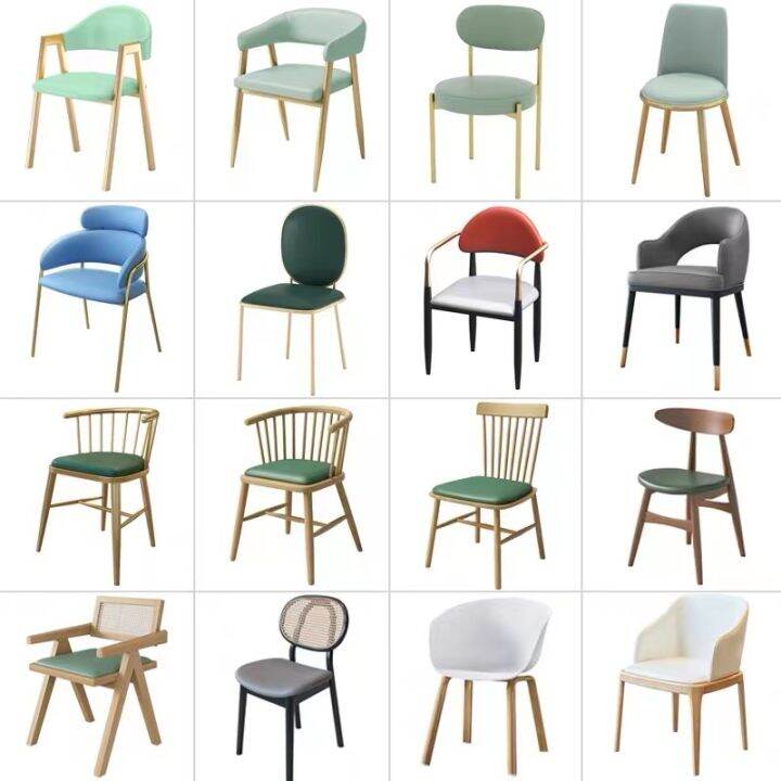Commercial Home Dining Chair Nordic Simple Modern Backrest Chair ...