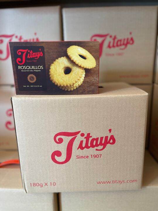 Titay’s Rosquillos 10 packs inside x 180grams | Lazada PH