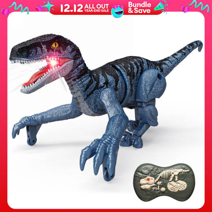 Sinovan Remote Control Dinosaur Toys for Kids, 2.4GHz Robot Walking Dinosaur Toys, Simulation ...