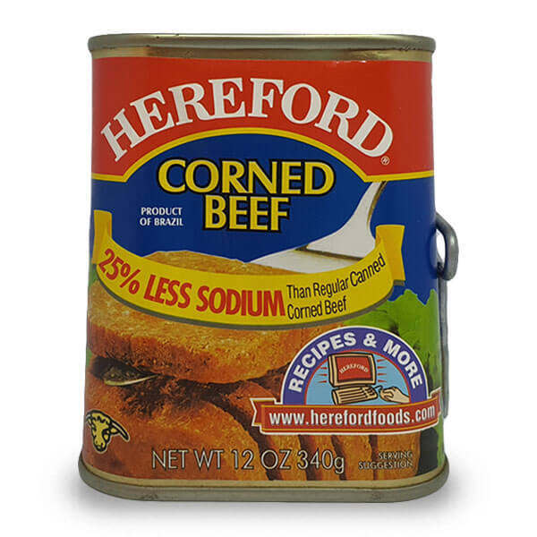 HEREFORD CORNED BEEF , 25% LESS SODIUM (340 GRAMS ) | Lazada PH